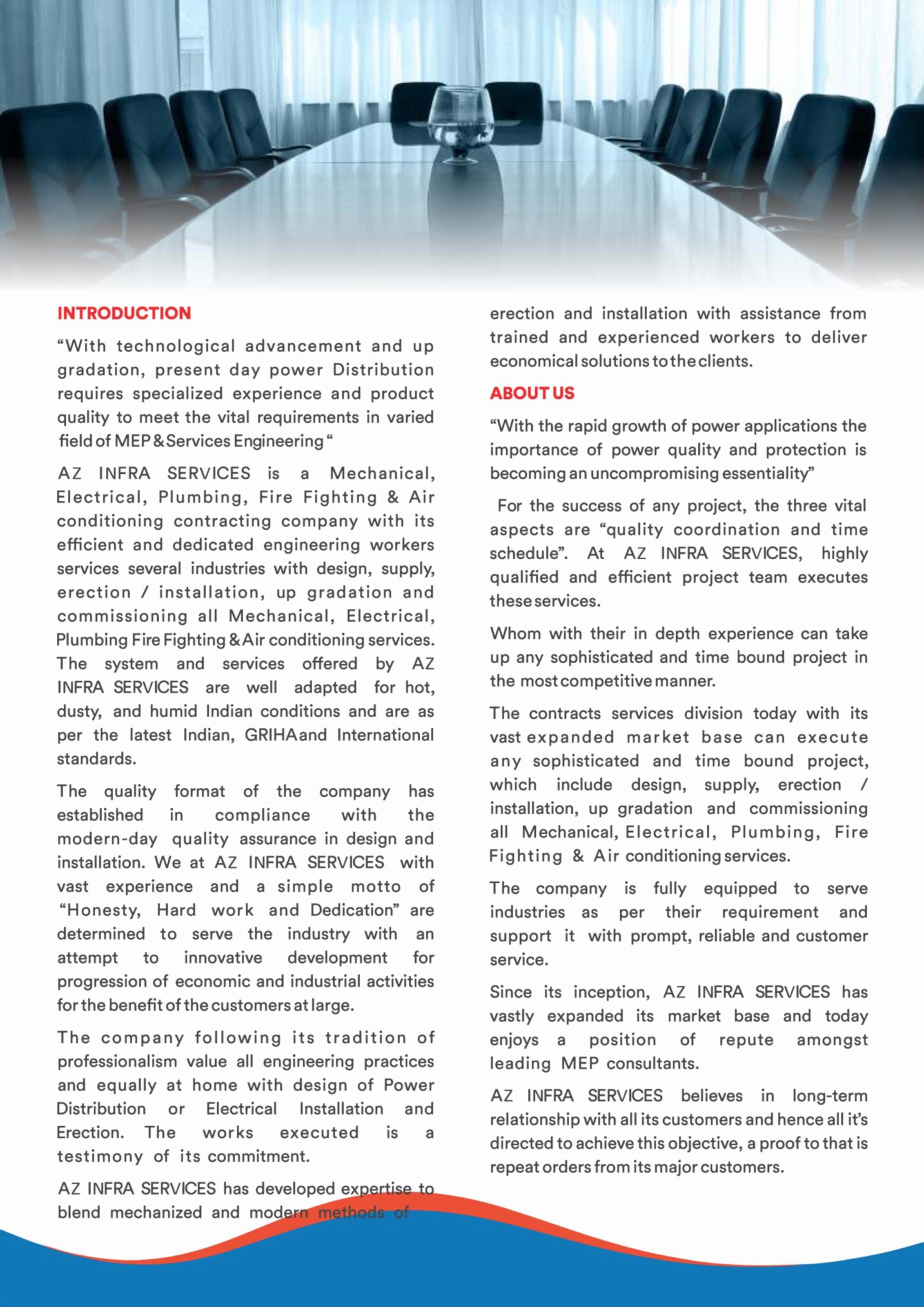 About – AZ INFRA SERVICES